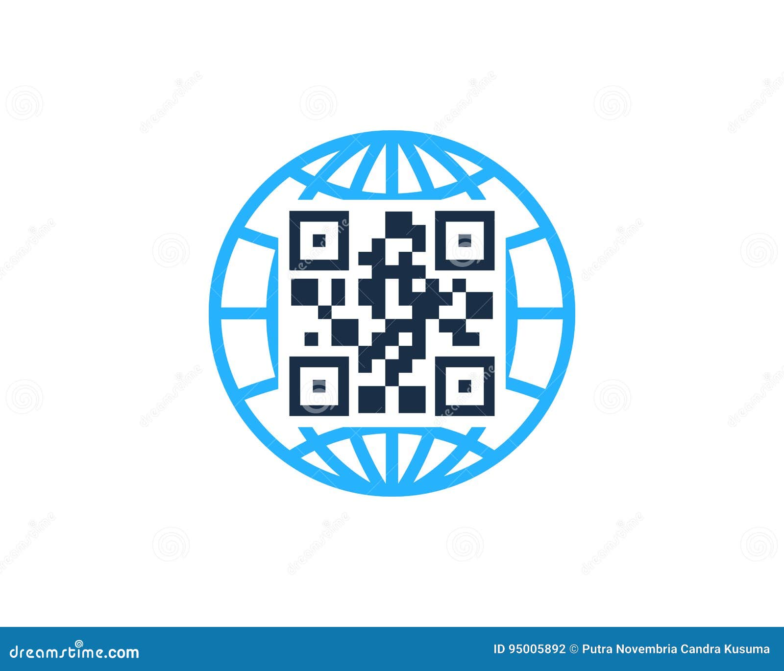 Global International Barcode Icon Logo Design Element Stock Vector ...