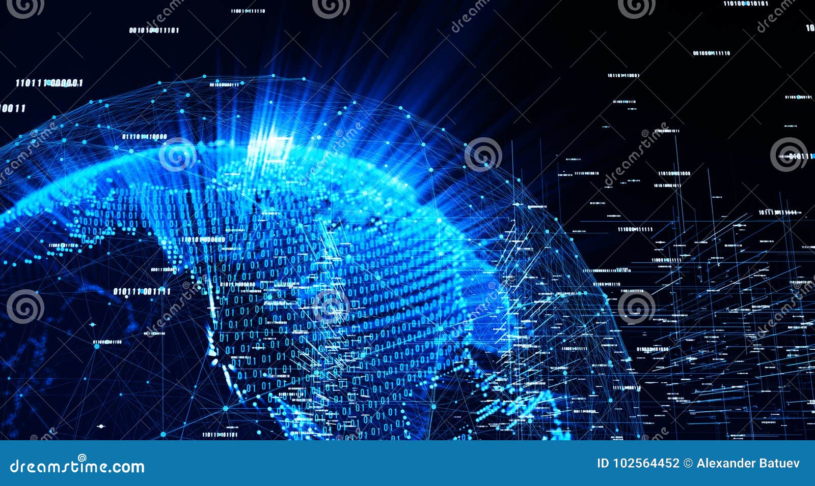 Global International Connectivity Background Stock Illustration ...