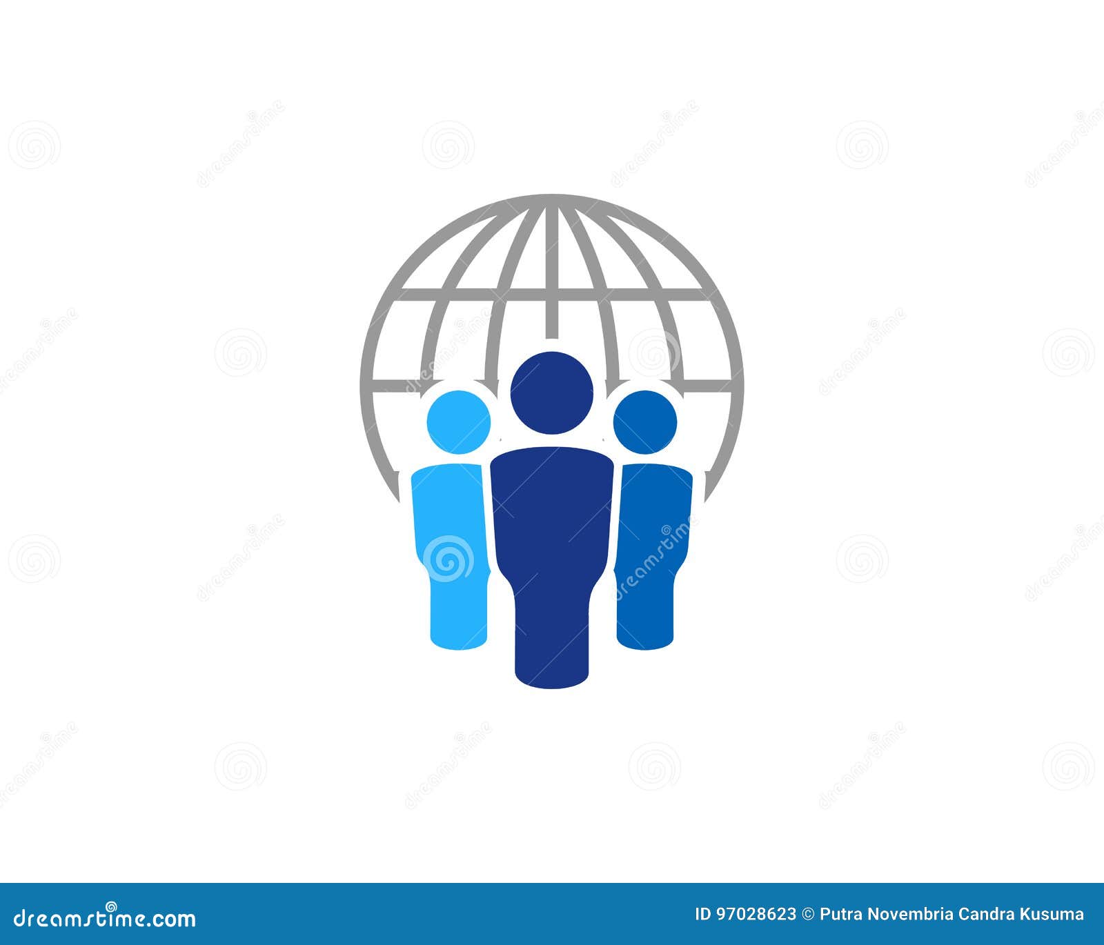 Global International People Icon Logo Design Element Stock Vector ...