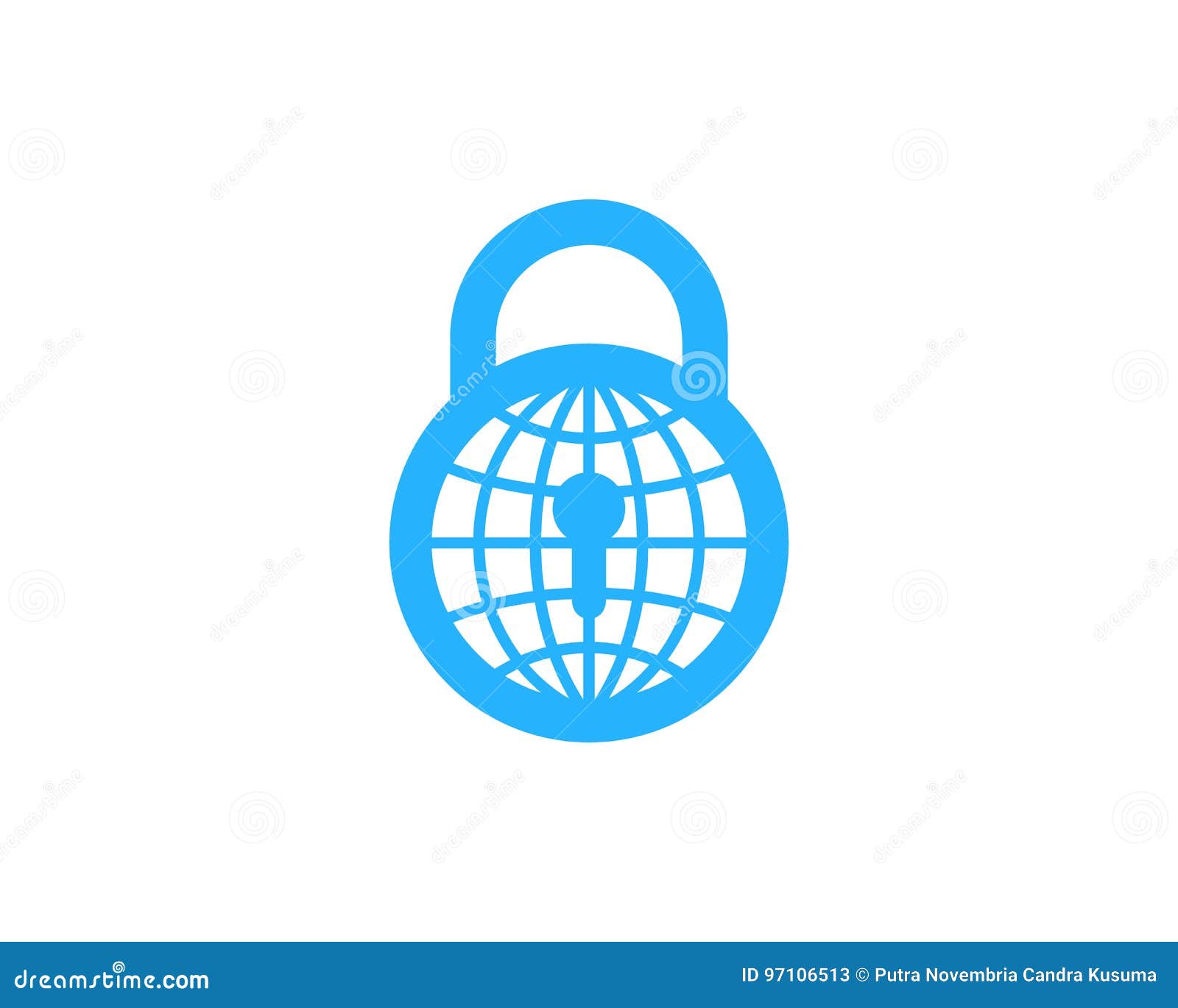 Global International Security Icon Logo Design Element Stock Vector ...