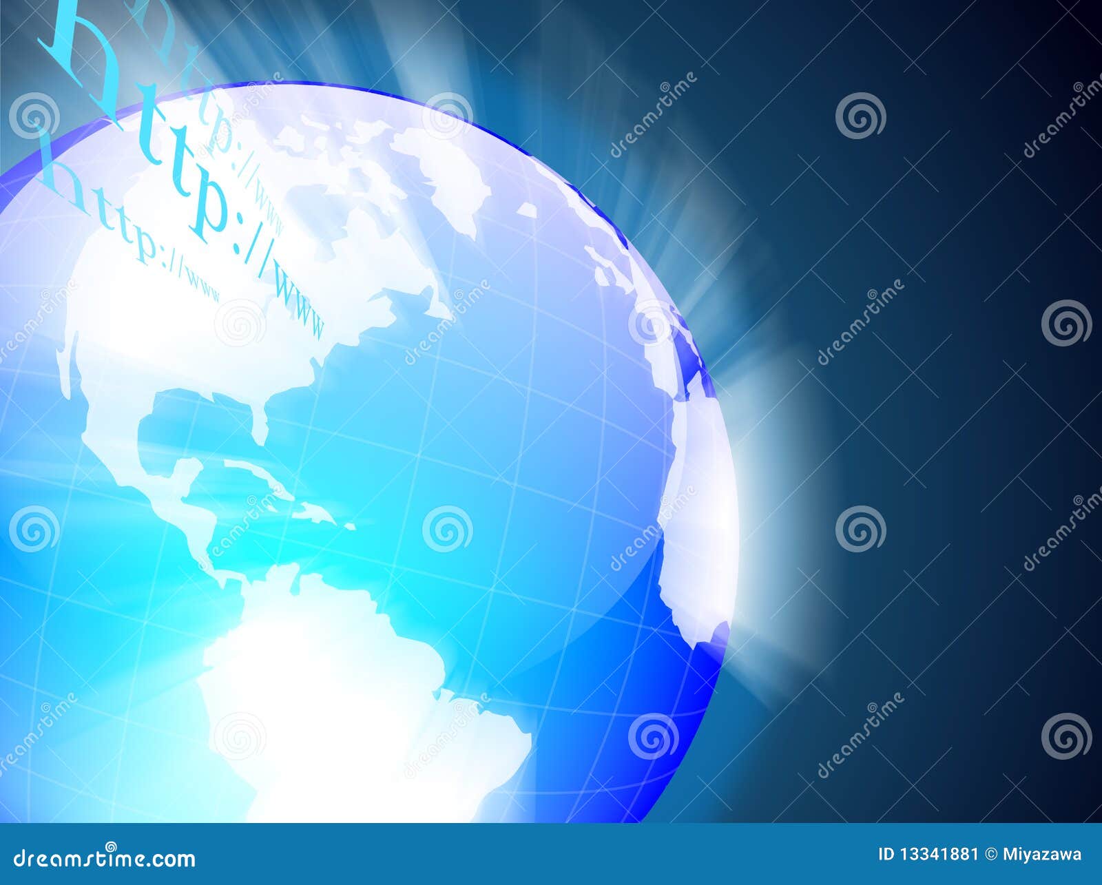 Global internet stock illustration. Illustration of environment - 13341881