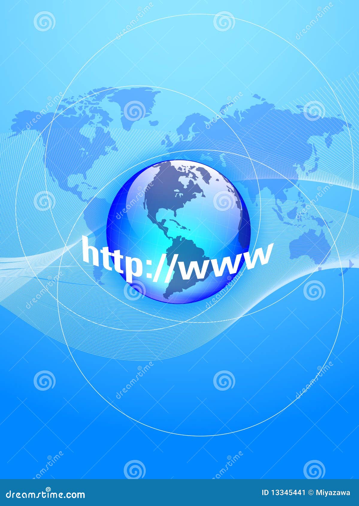 Global internet stock illustration. Illustration of concept - 13345441