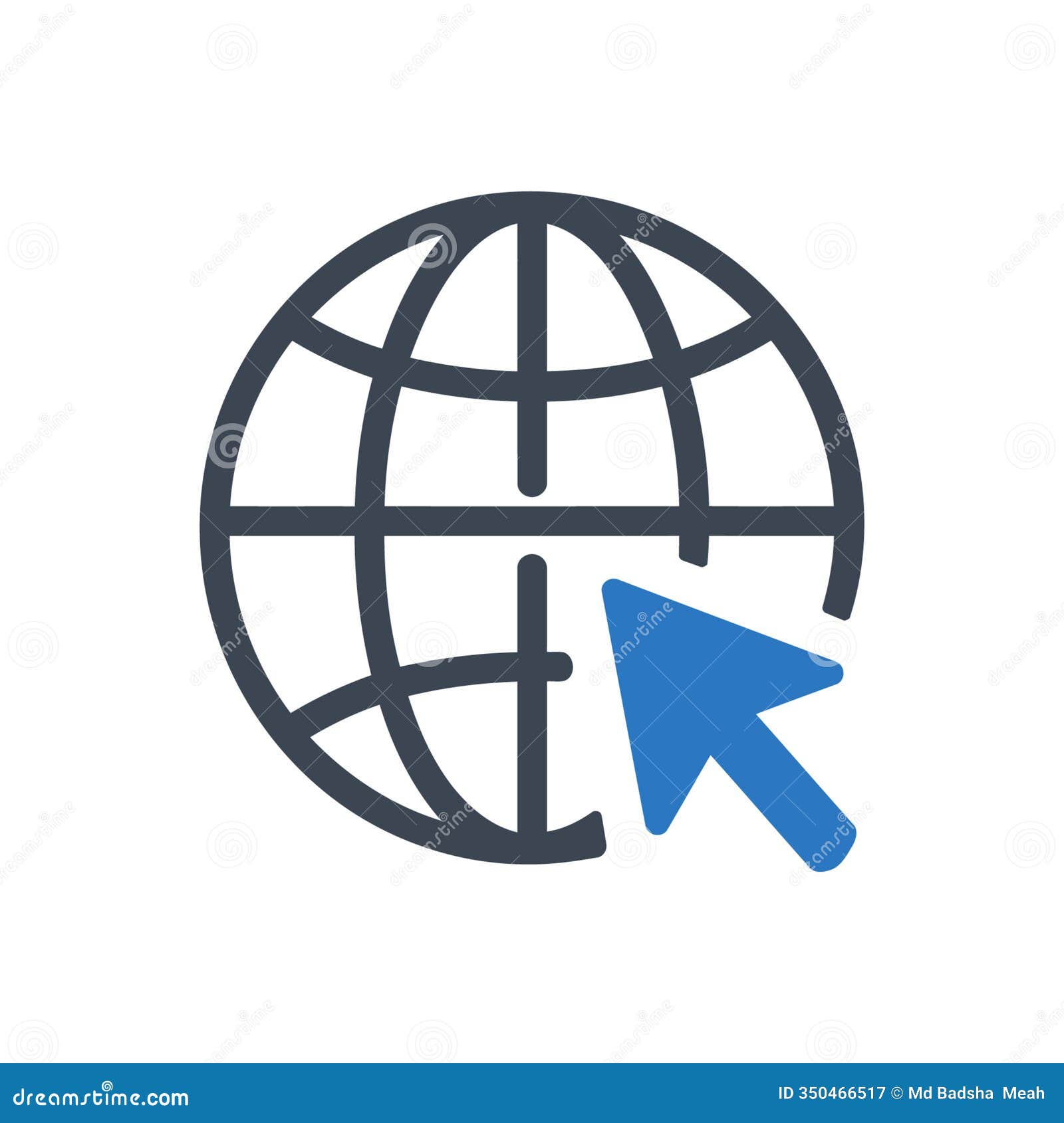 Global Internet Access Icon Stock Illustration - Illustration of ...