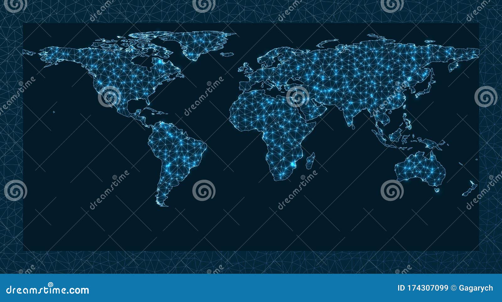 Global Internet Business Concept. Stock Vector - Illustration of global ...