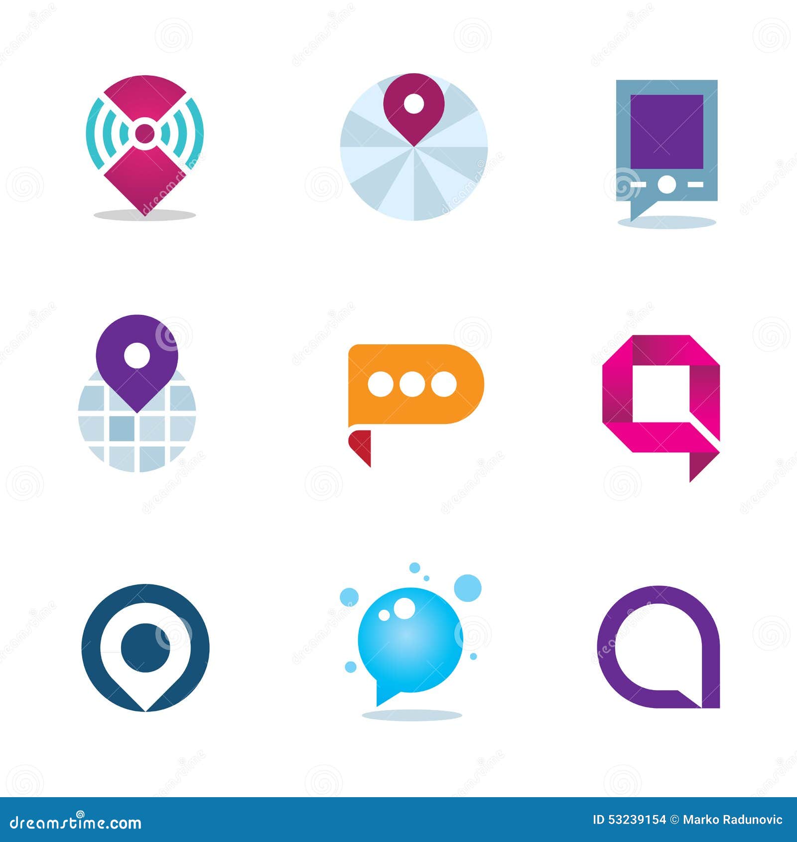 Global Internet Community in Home System Positioning Logo Icon Stock ...