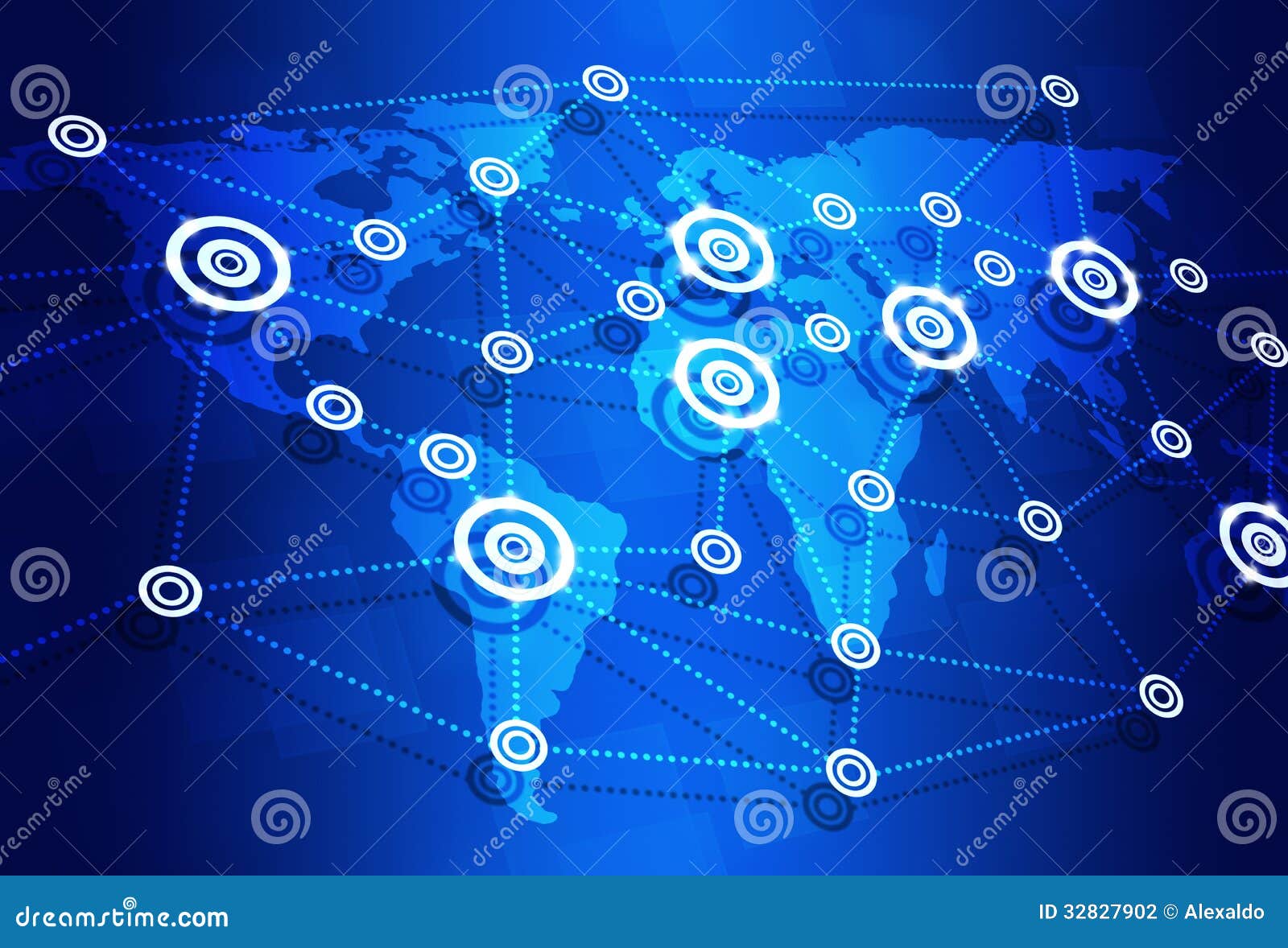 Global Internet Concept stock illustration. Illustration of technology ...