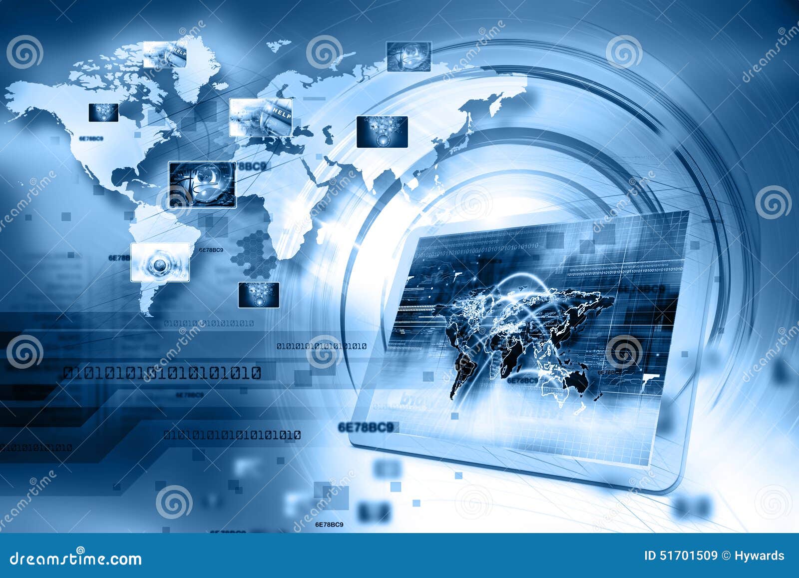 Global internet concept stock illustration. Illustration of equipment ...