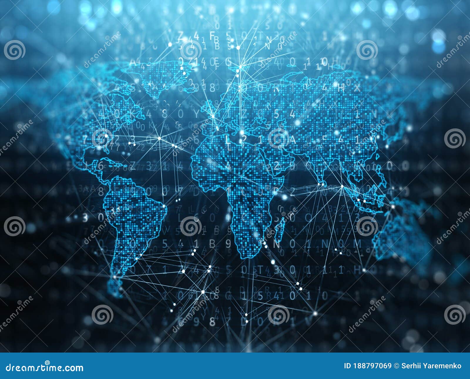 Global internet concept stock illustration. Illustration of broadband ...