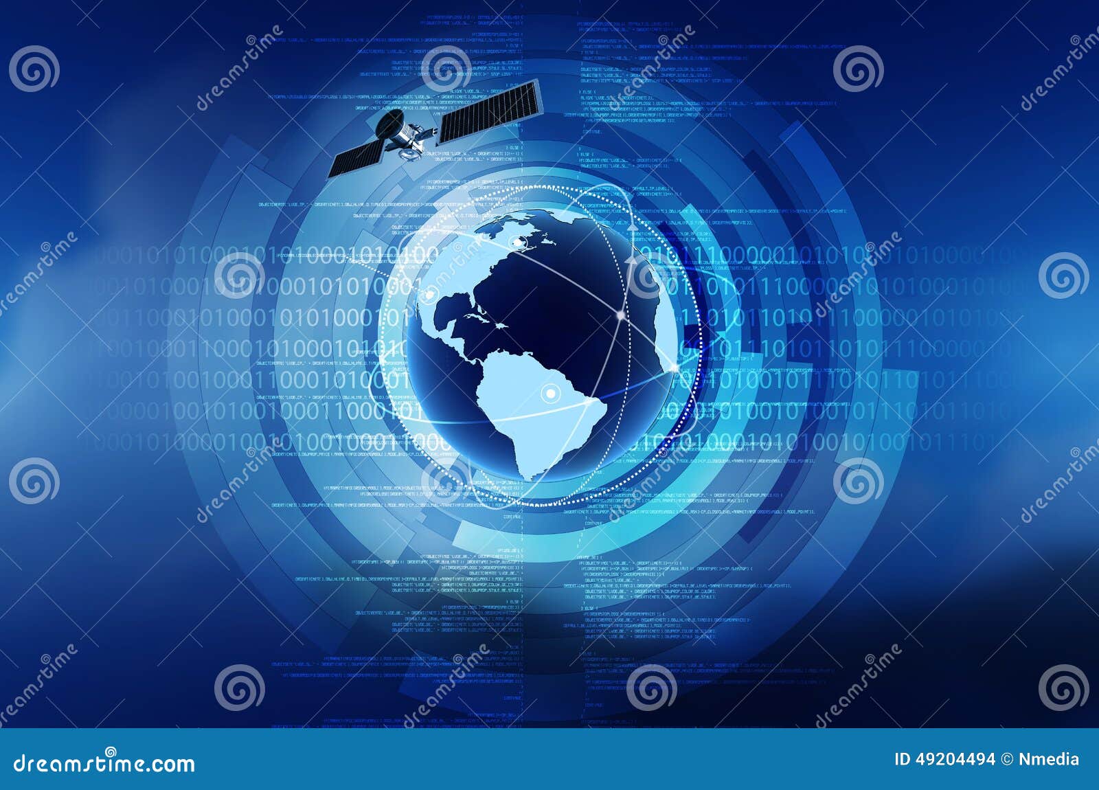 Global internet concept stock illustration. Illustration of ...