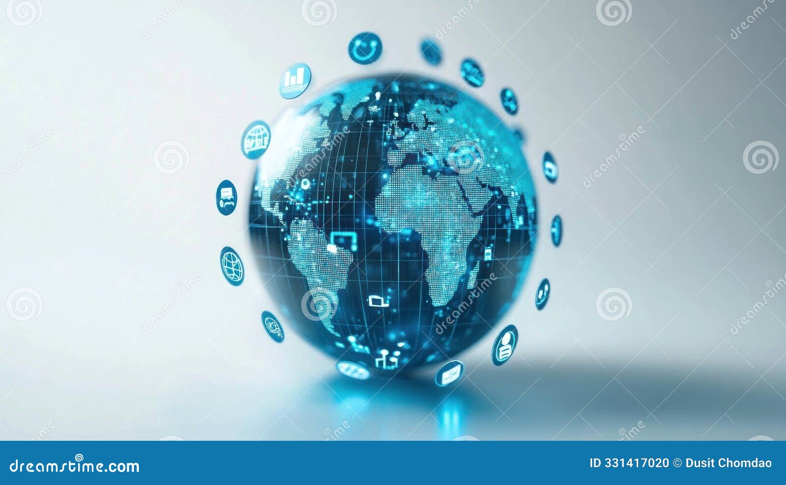 Global Internet Connectivity with Search Engines Orbiting Concept ...