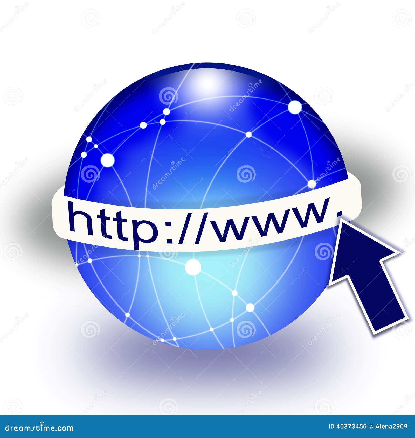 Global internet icons. stock illustration. Illustration of cursor ...