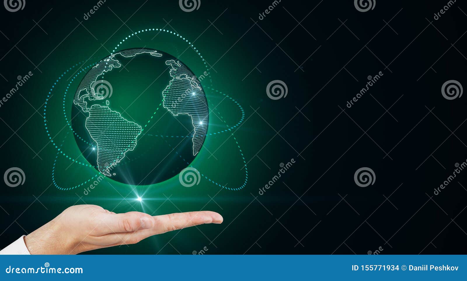Global Internet Network Concept Stock Photo - Image of bank, hand ...