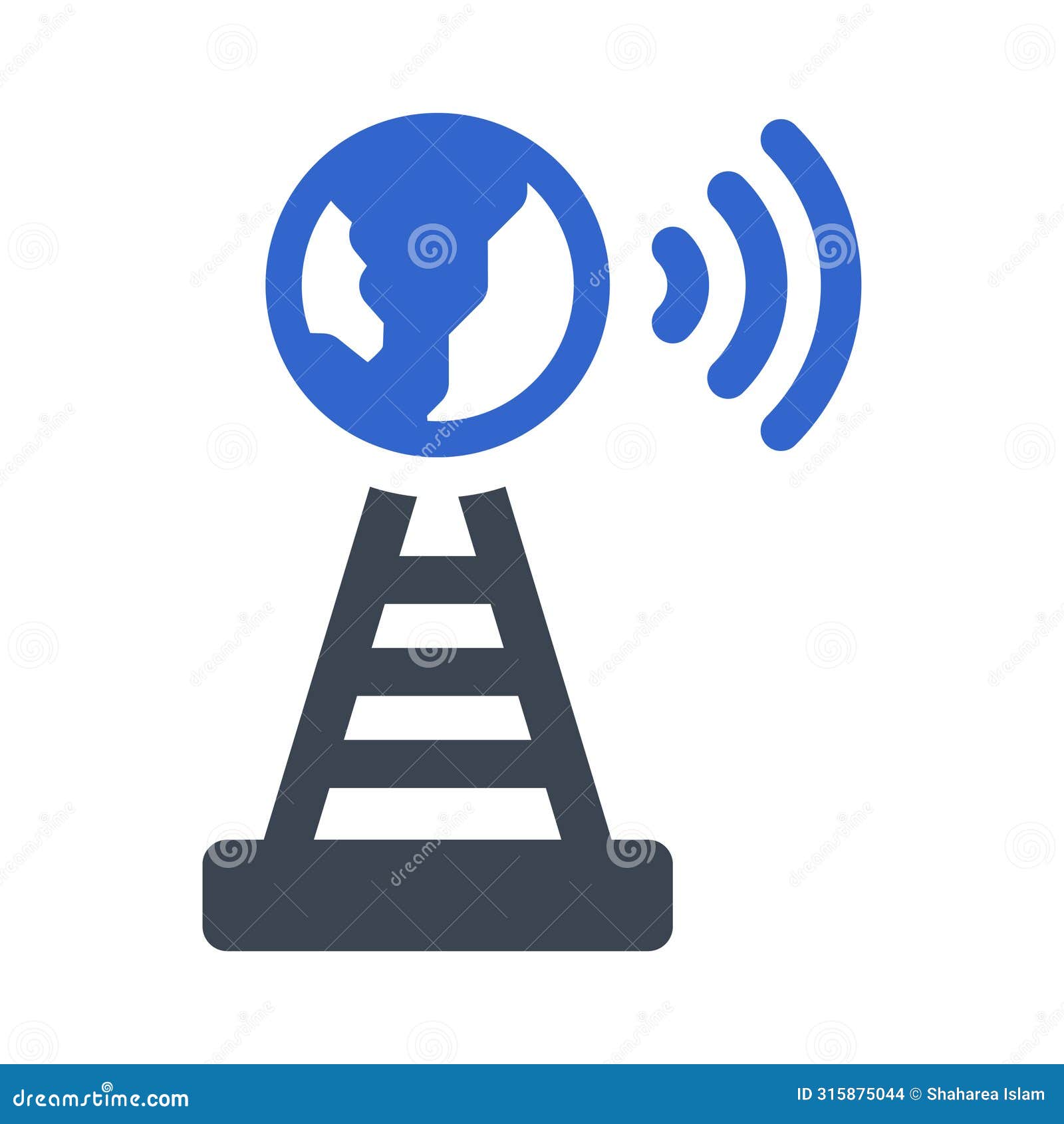 Global Internet Network Icon Stock Vector - Illustration of globe ...