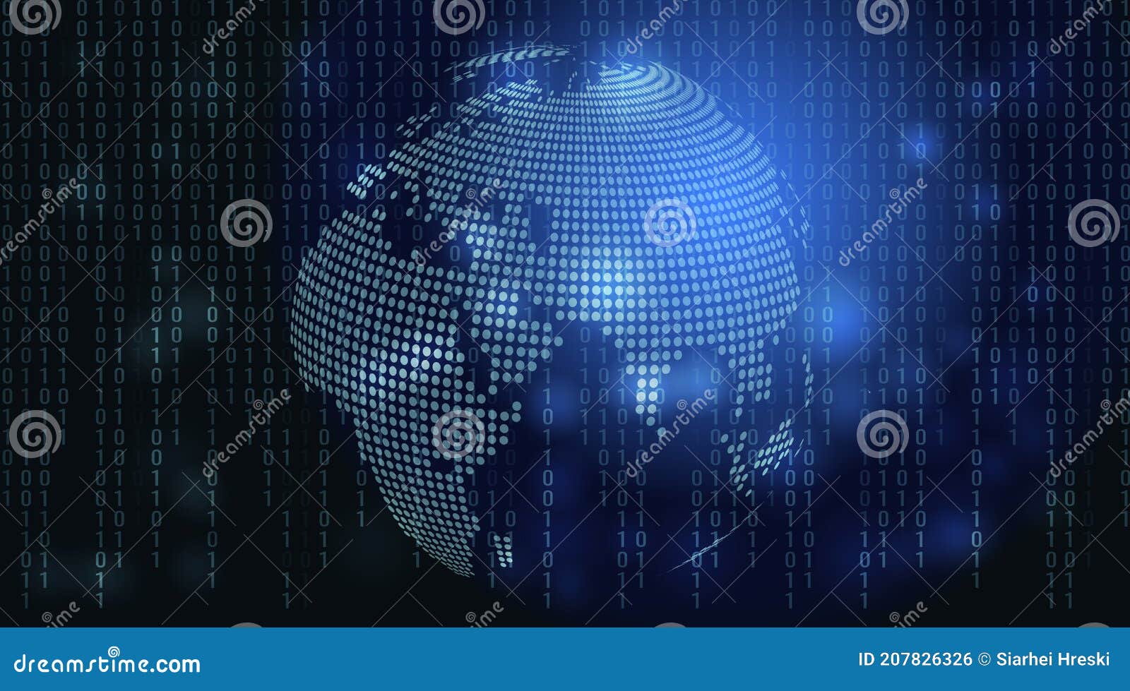 Global internet technology stock vector. Illustration of internet ...