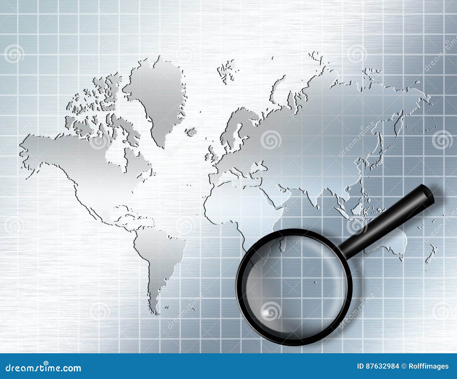 Global Investigate stock illustration. Illustration of idea - 87632984