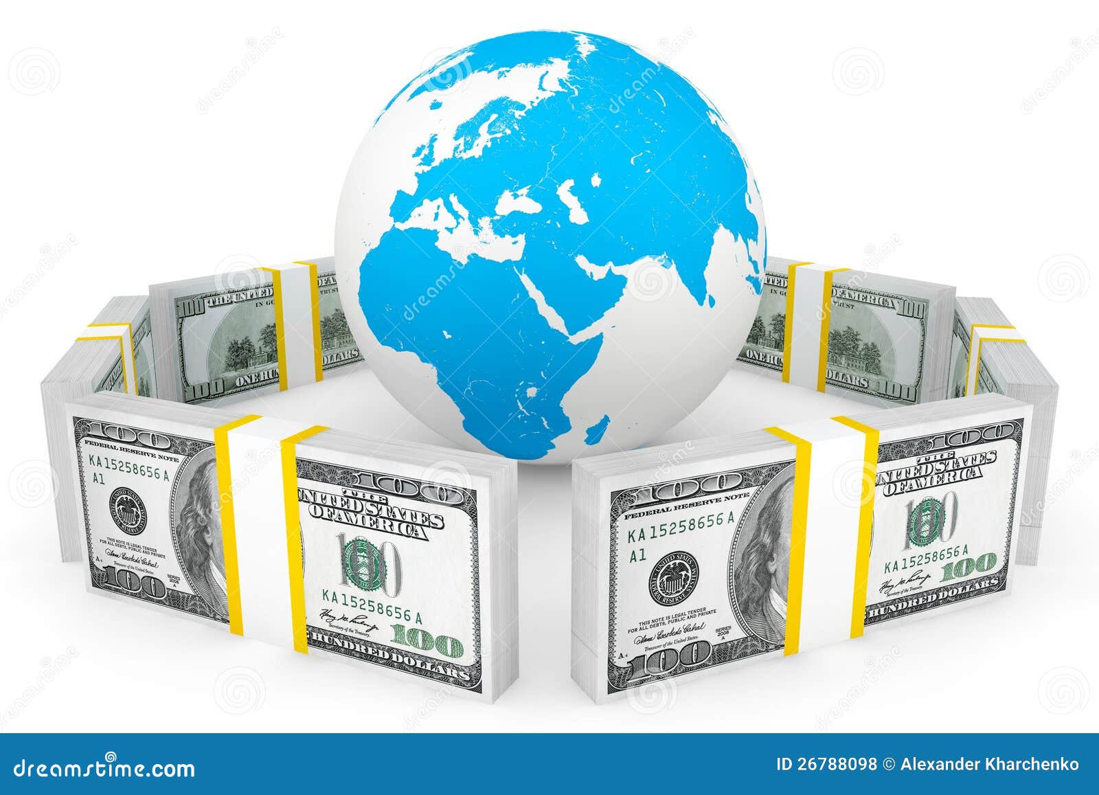 Global investment concept stock illustration. Illustration of global ...