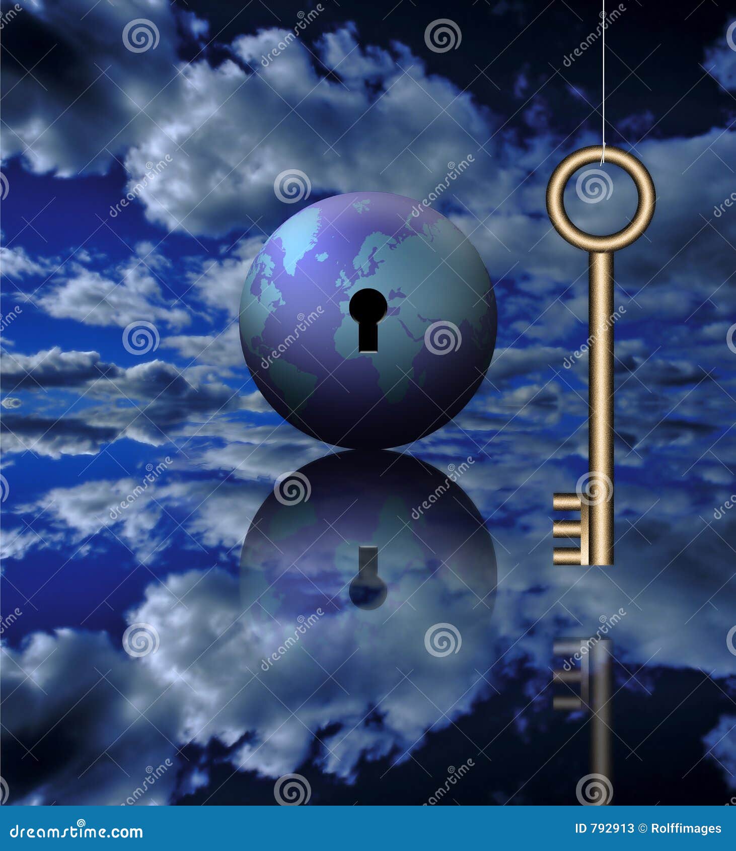 Global Key stock illustration. Illustration of achievement - 792913