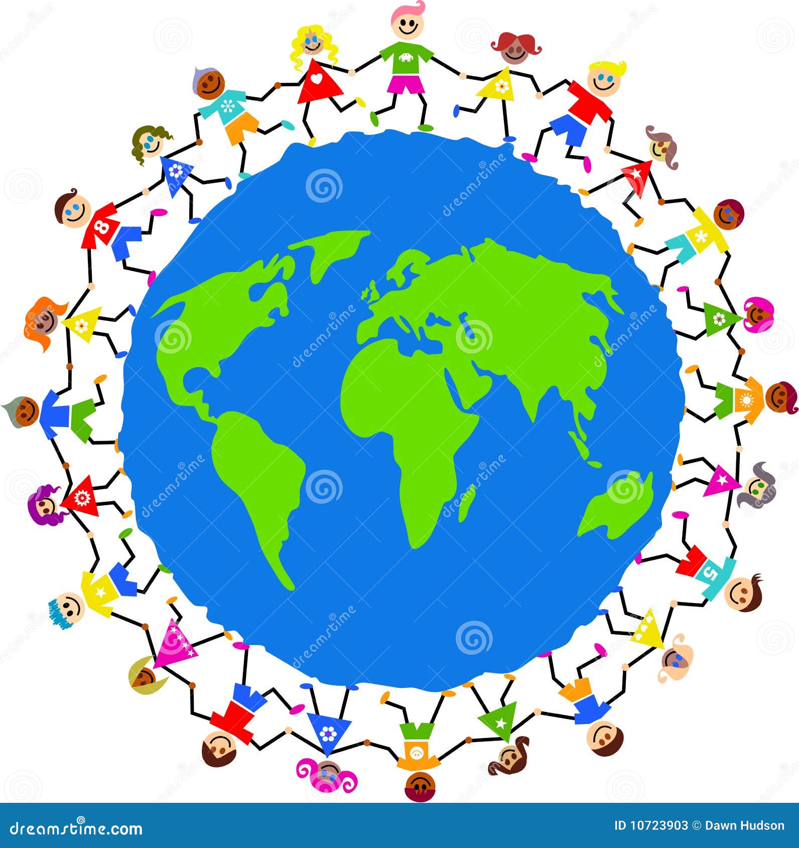 Global kids stock vector. Illustration of cartoon, community - 10723903