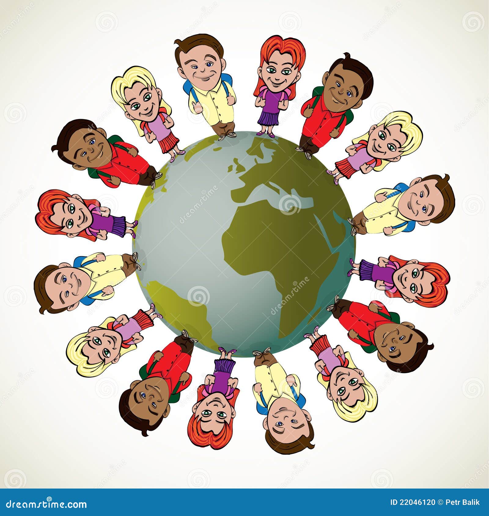 Global kids stock illustration. Illustration of toddlers - 22046120