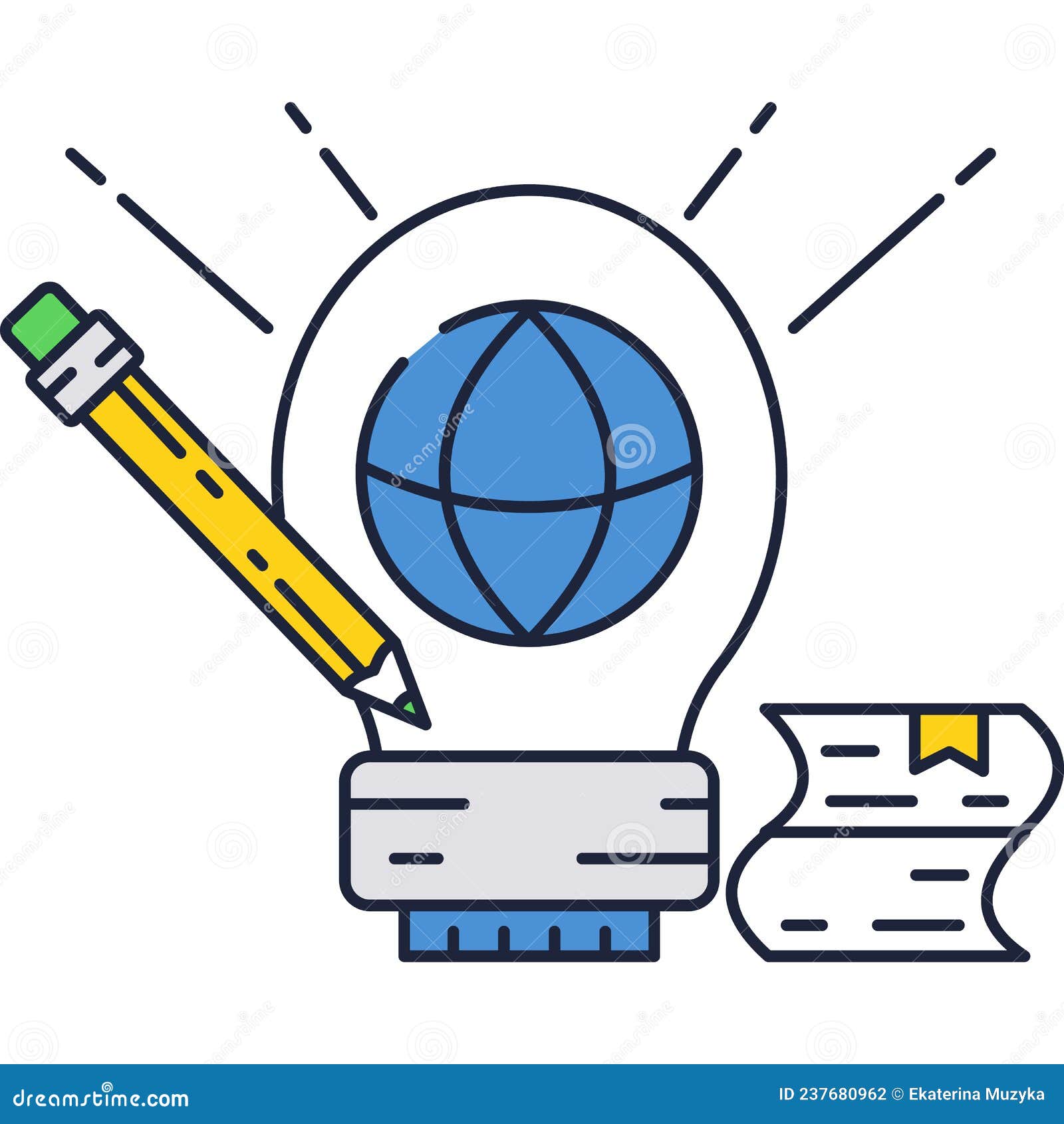 Lamp Of Knowledge Icon