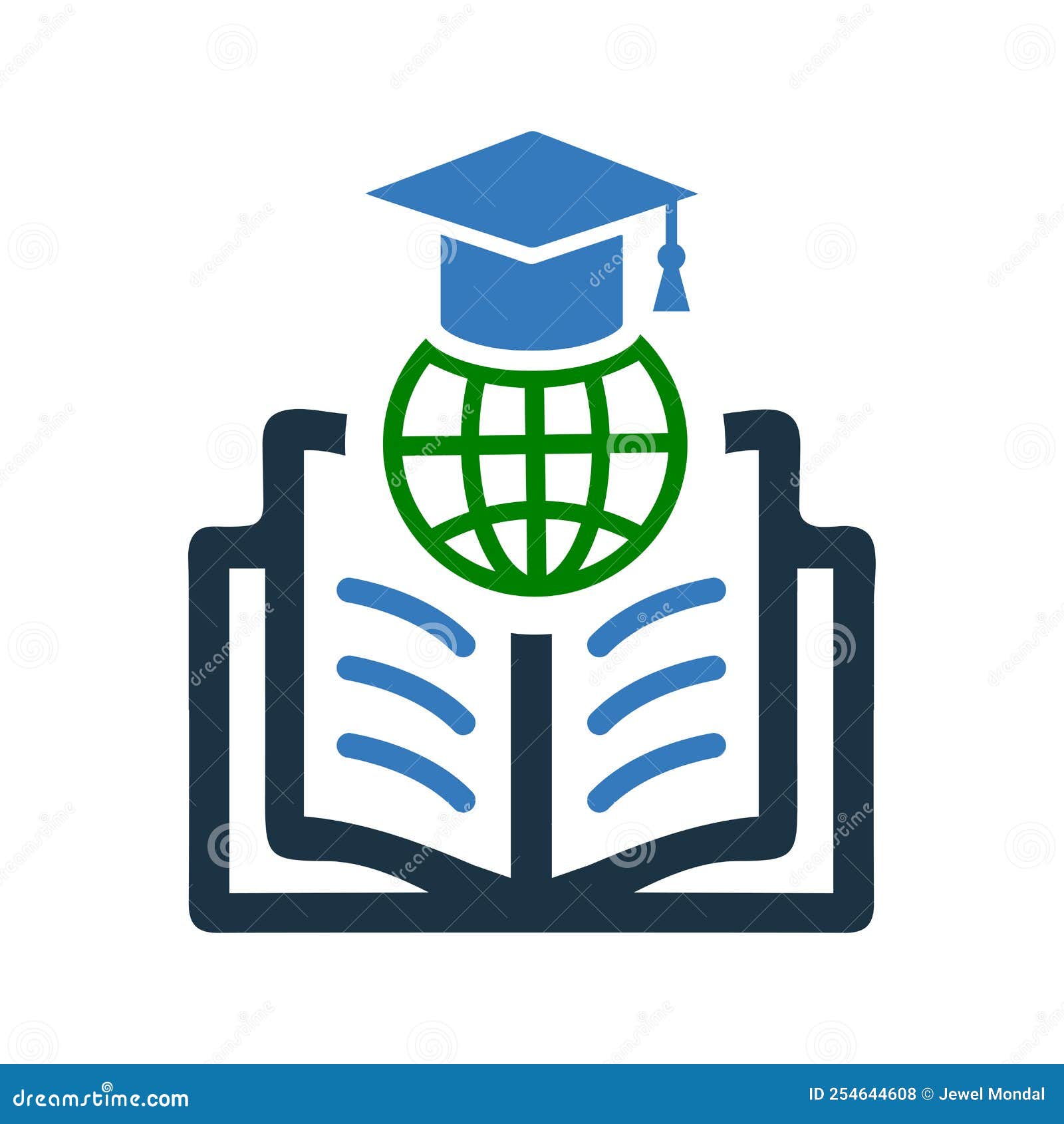 Global, Knowledge, Learning, Education Icon Stock Illustration ...