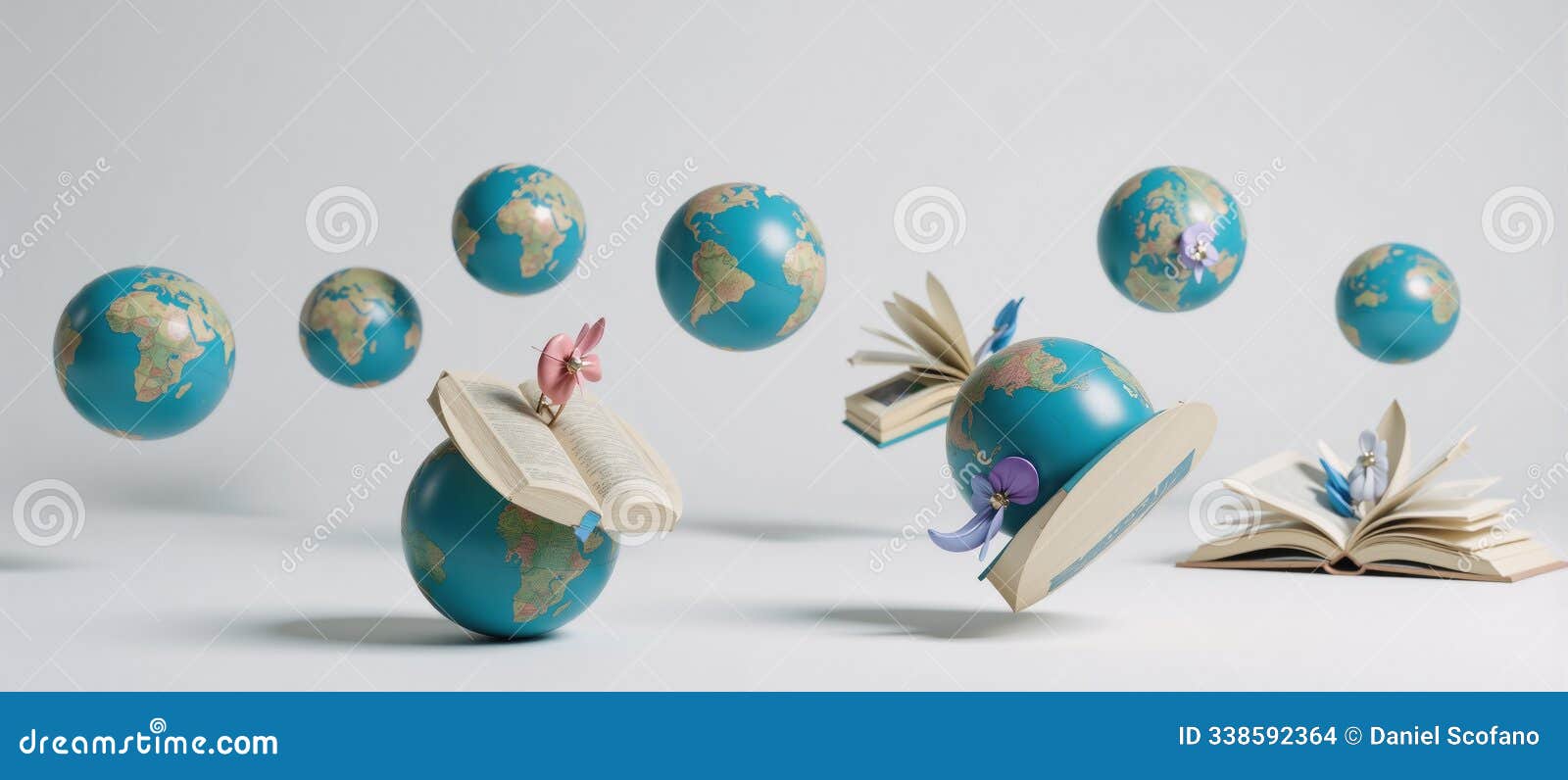 Global Language Learning Communities Depicted through Floating 3D Icons ...