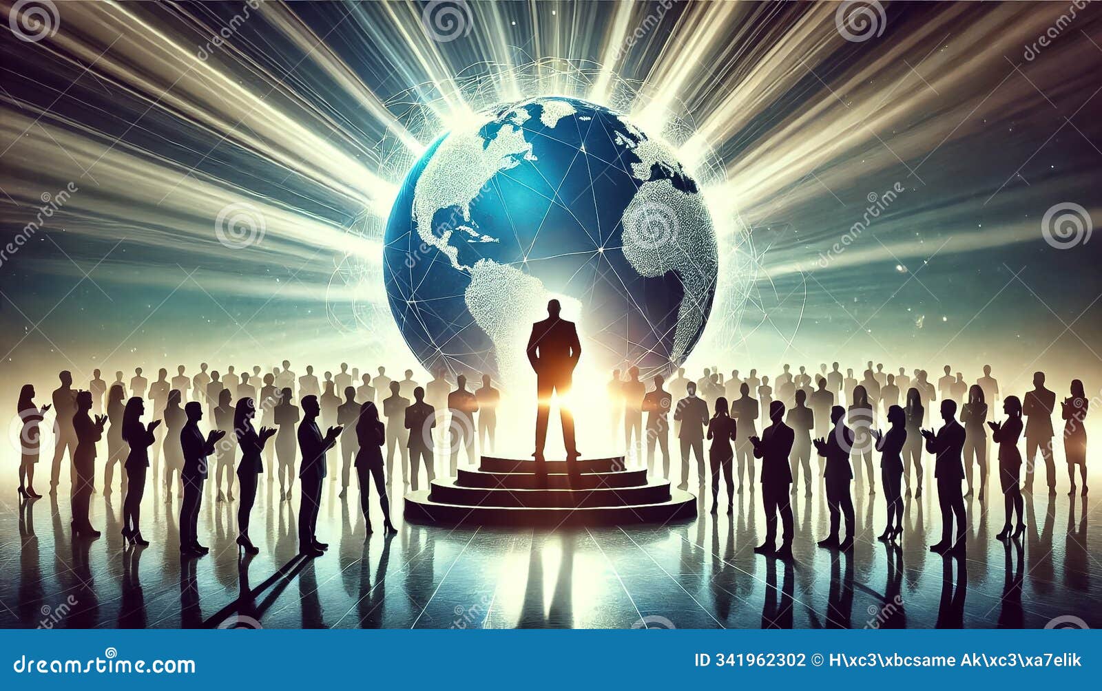 Global Leaders Unite, Standing Before The World, Symbolizing Unity And ...