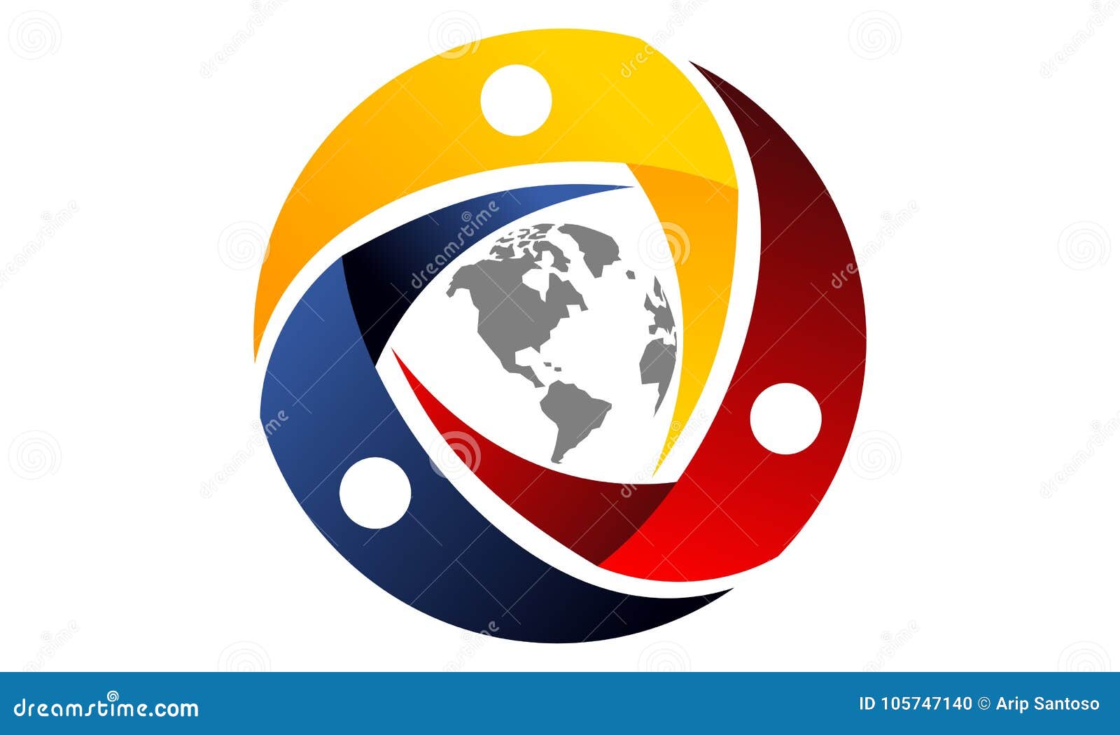 Global Leadership Teamwork Solutions Stock Vector - Illustration of ...