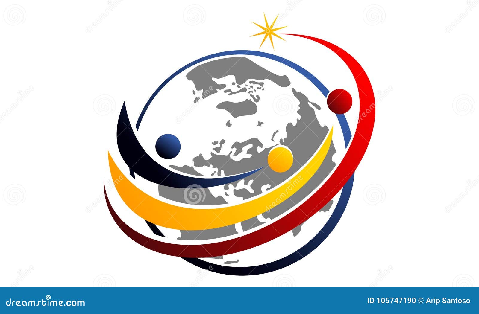 Global Leadership Teamwork Solutions Stock Vector - Illustration of ...