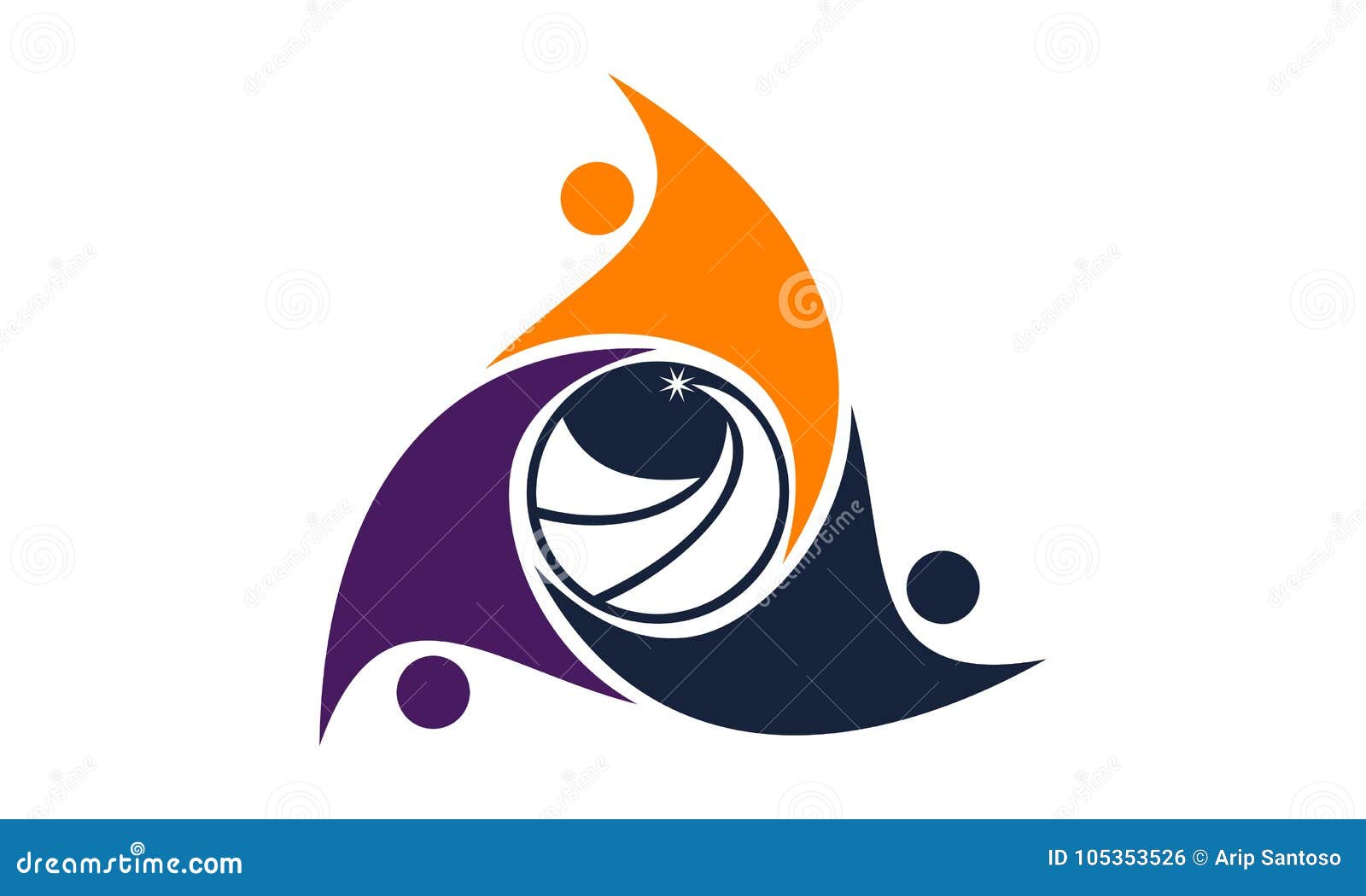 Global Leadership Teamwork Solutions Stock Vector - Illustration of ...