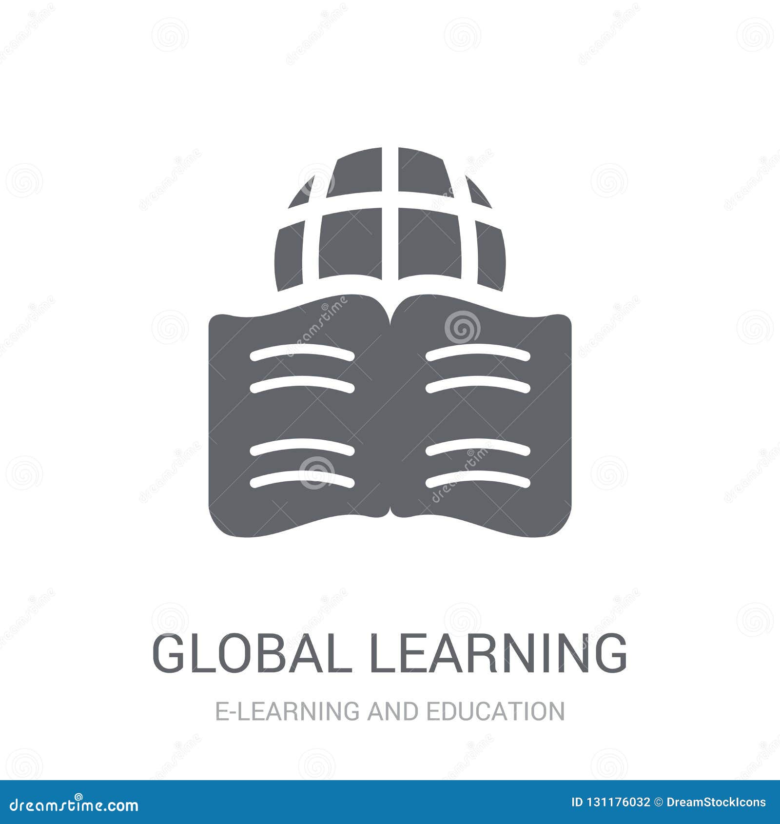Global Learning Icon. Trendy Global Learning Logo Concept on White ...