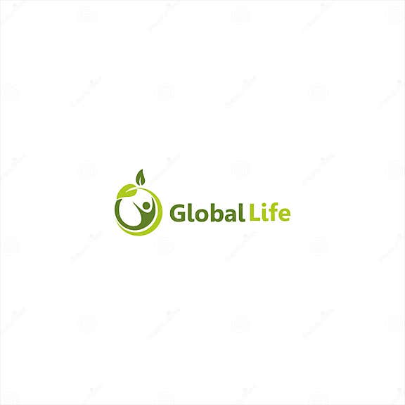 Global Life Logo Template stock vector. Illustration of element - 191859131