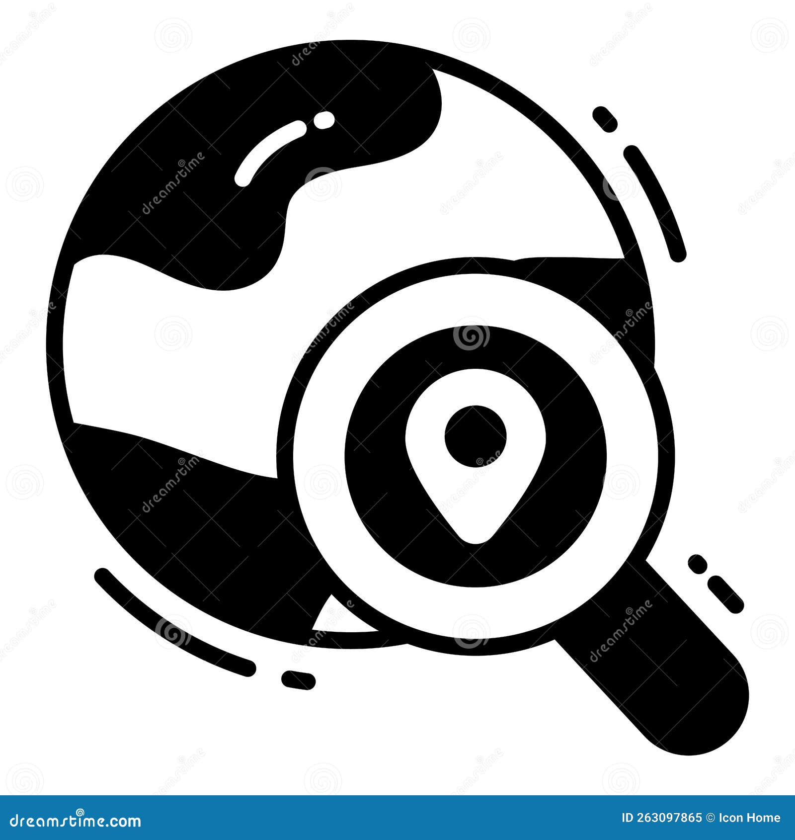 Global Location Icon Related Map Location and Navigation Black Icon ...