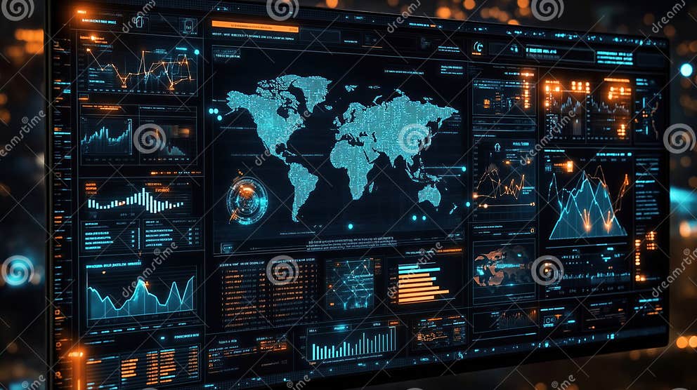 Global Logistic Dashboard Displays Data Analytics, Visualizations ...
