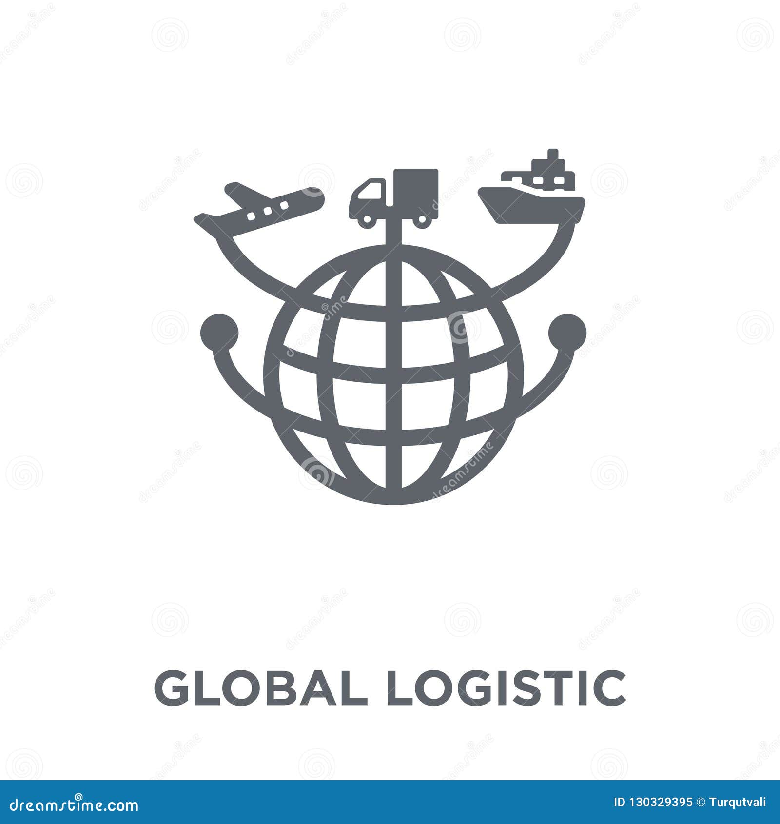 Global Logistic Isometric Vehicle Infographic.Concept Of Air Cargo ...