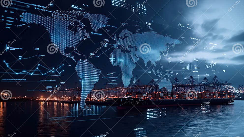 Global Logistics Dashboard Displays Real Time Data Analytics, Shipping ...