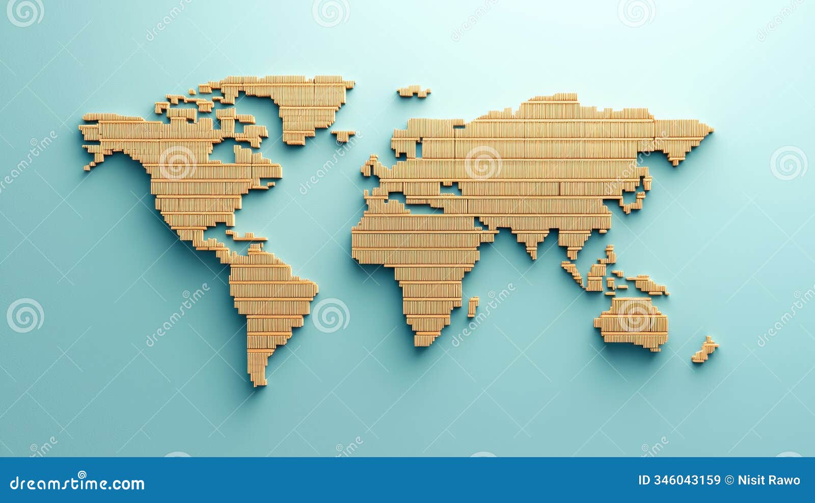 Global Logistics Map with Highlighted Paths and Open Areas Stock ...