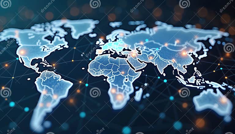 Global Logistics Network Visualized on Interactive World Map ...