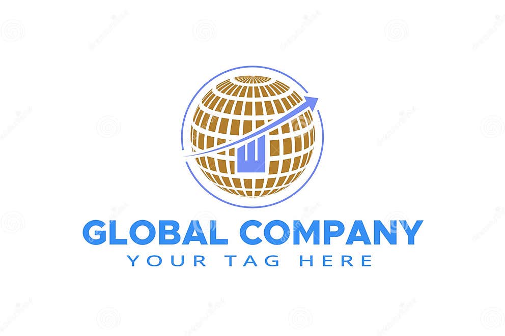 Global Logo Design Template. Global Logo Design. Editable Global Logo ...