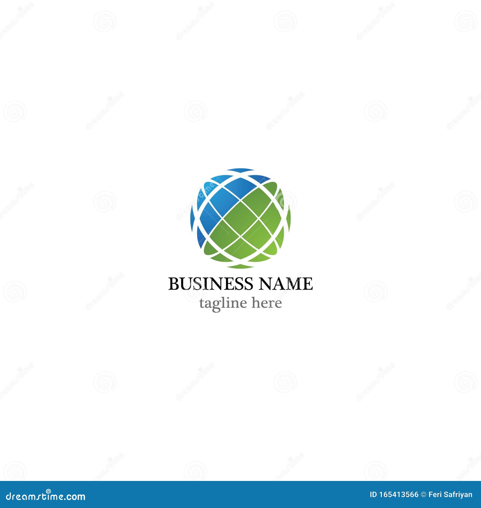 Global Logo Template Vector Stock Vector - Illustration of concept ...