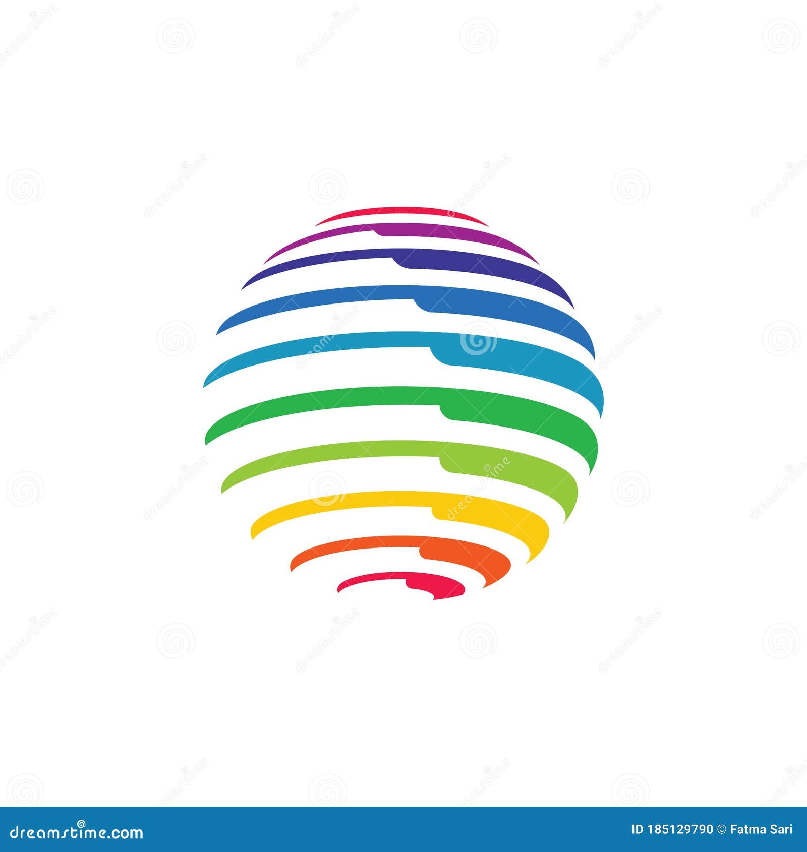 Global logo vector icon stock vector. Illustration of round - 185129790