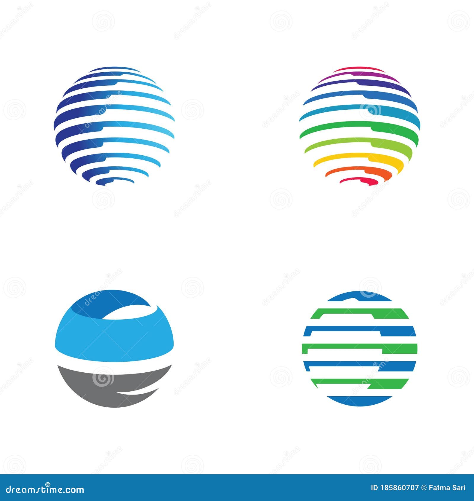 Global logo vector icon stock vector. Illustration of concept - 185860707