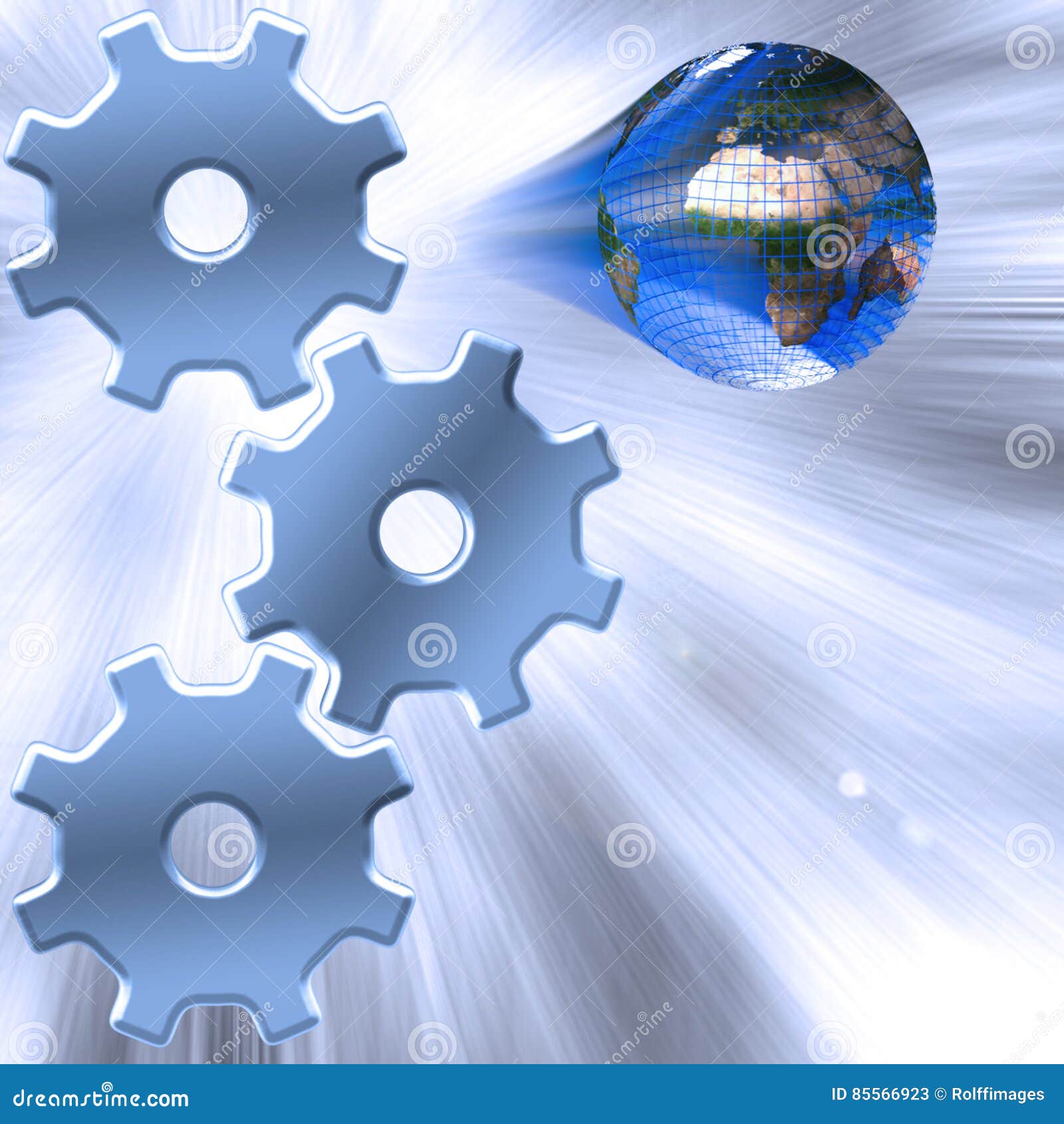 Global Machine stock illustration. Illustration of information - 85566923