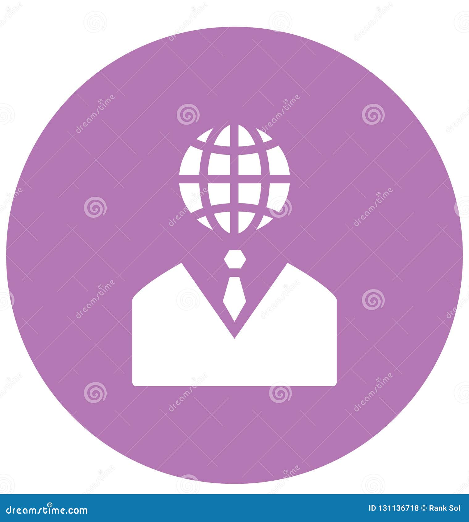 Global Management Isolated Vector Icon that Can Be Easily Modified or ...