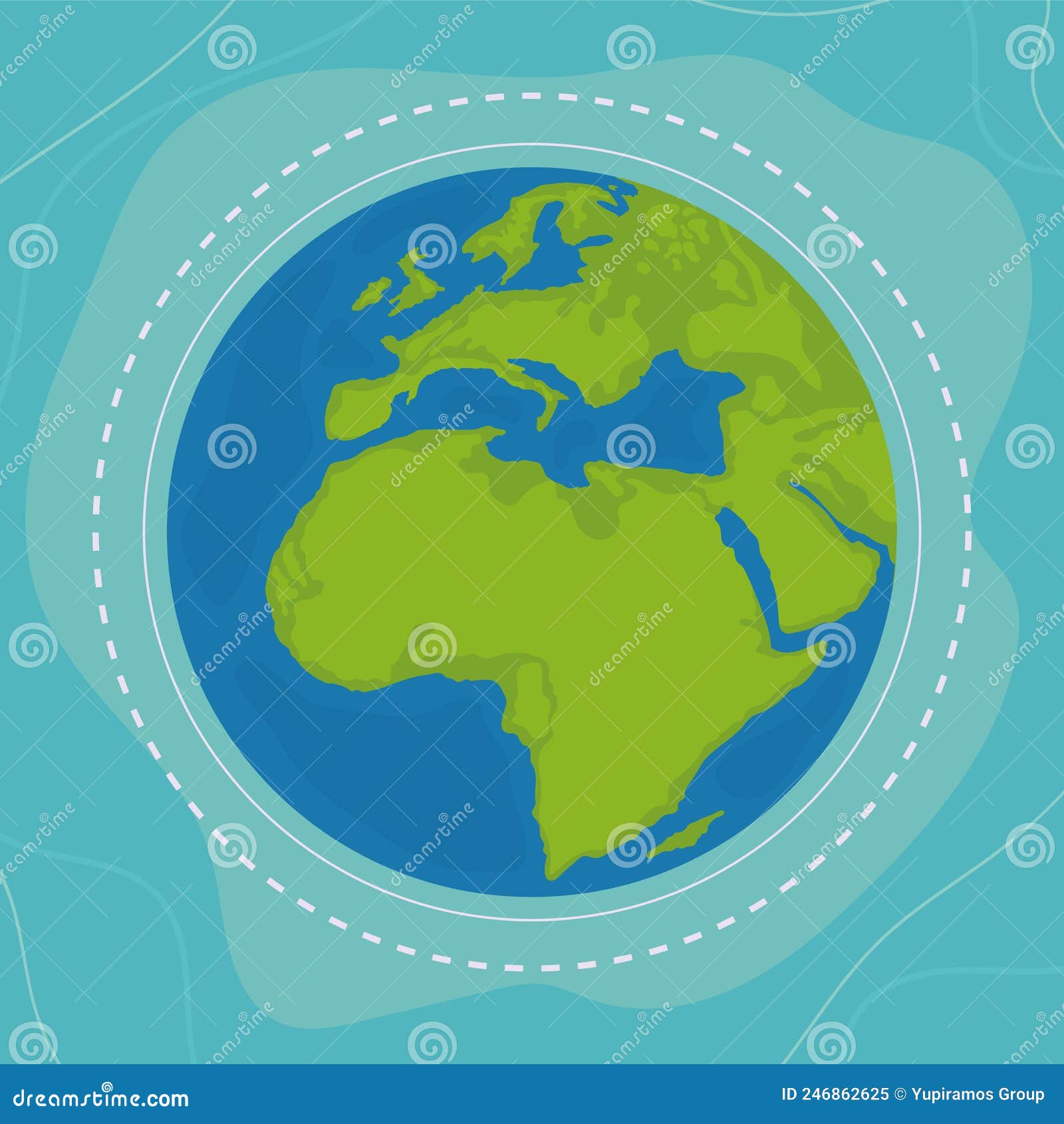 Global map earth stock vector. Illustration of land - 246862625