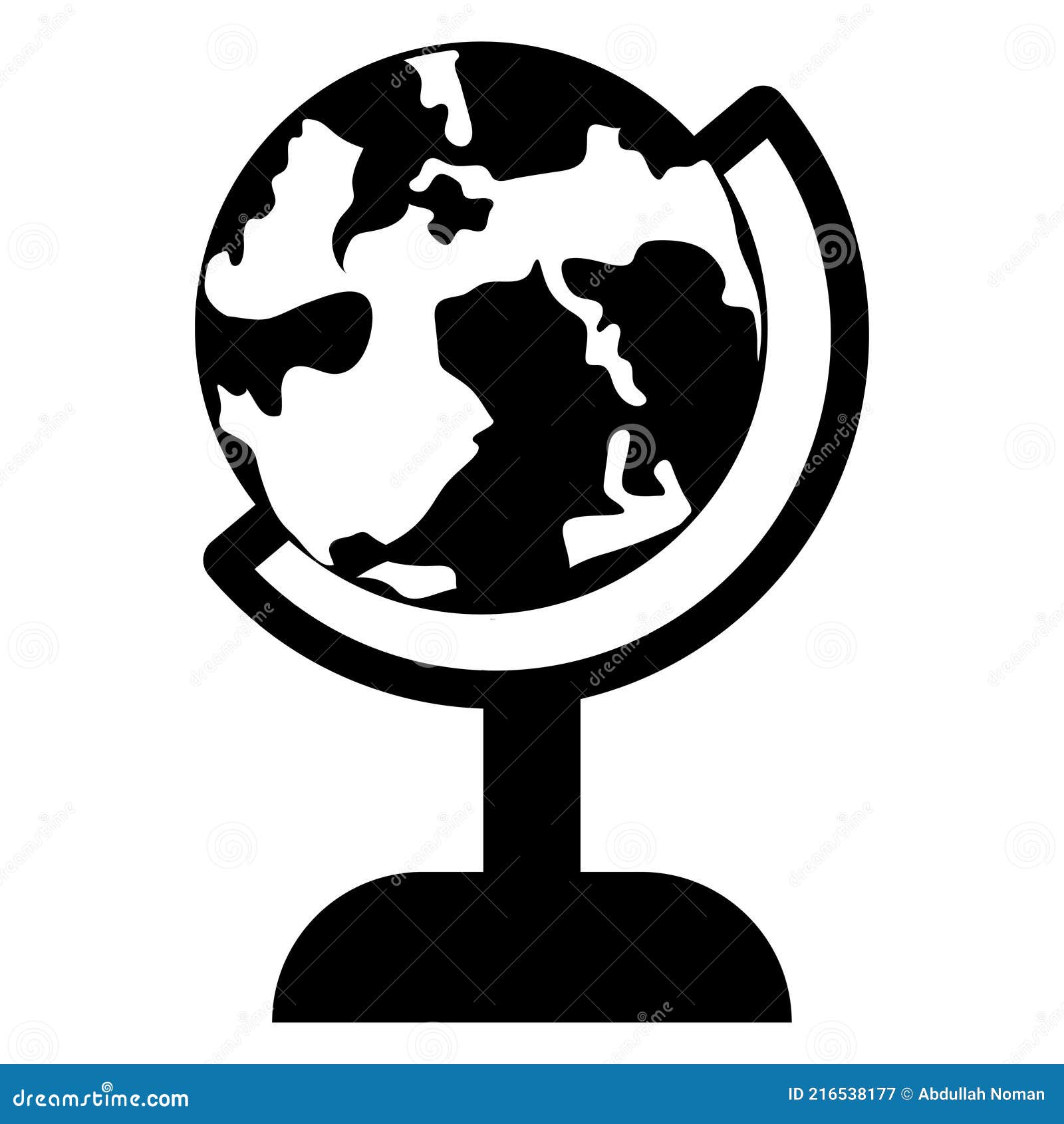 Global map icon design stock vector. Illustration of north - 216538177