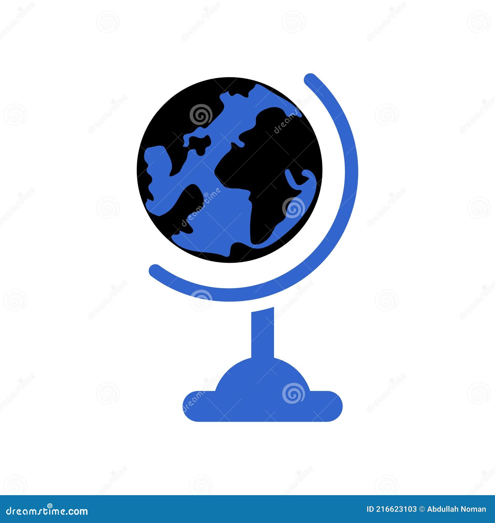 Global map icon design stock vector. Illustration of north - 216623103