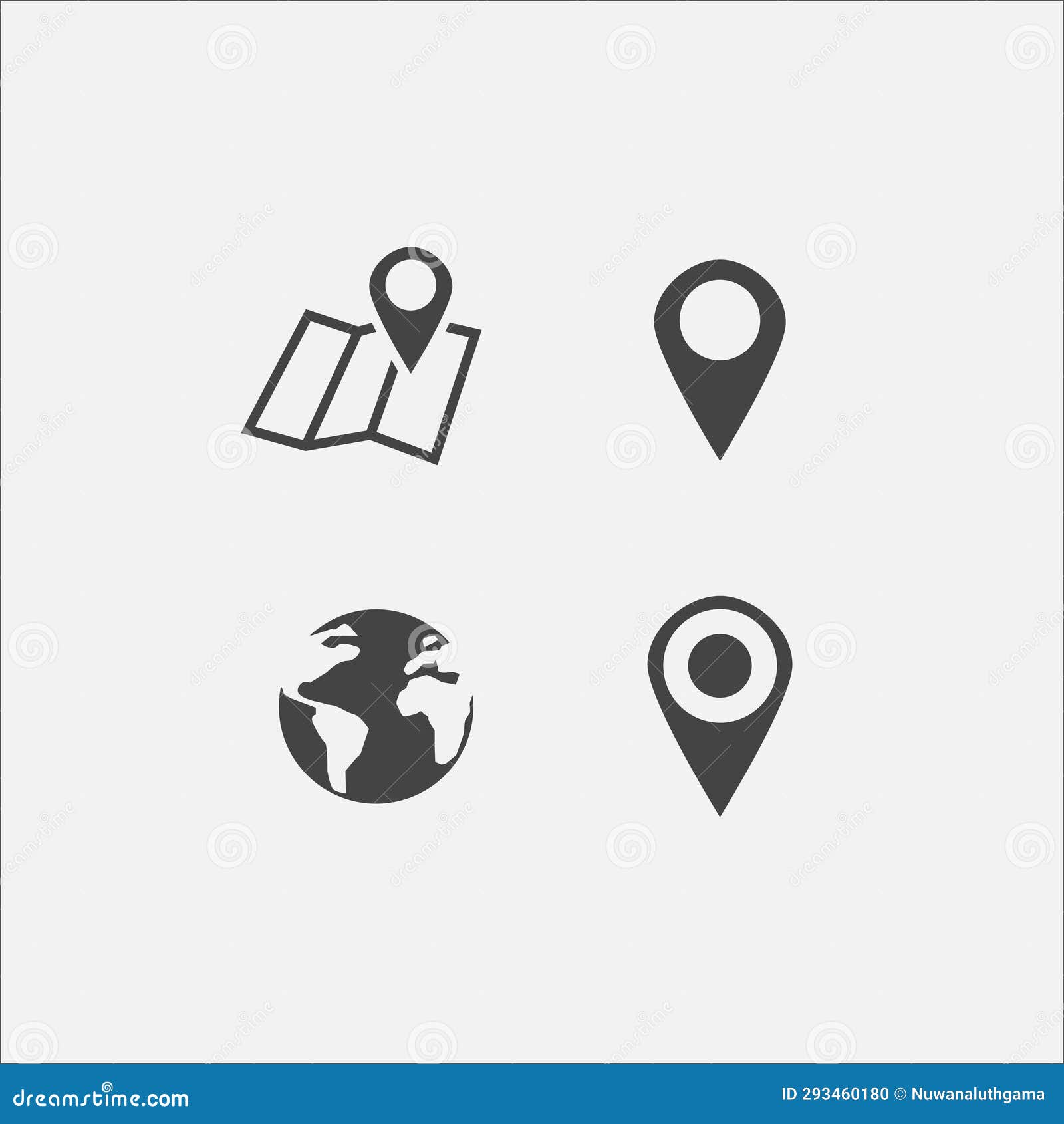 Navigation And Travel Icons,background Vector Illustration ...