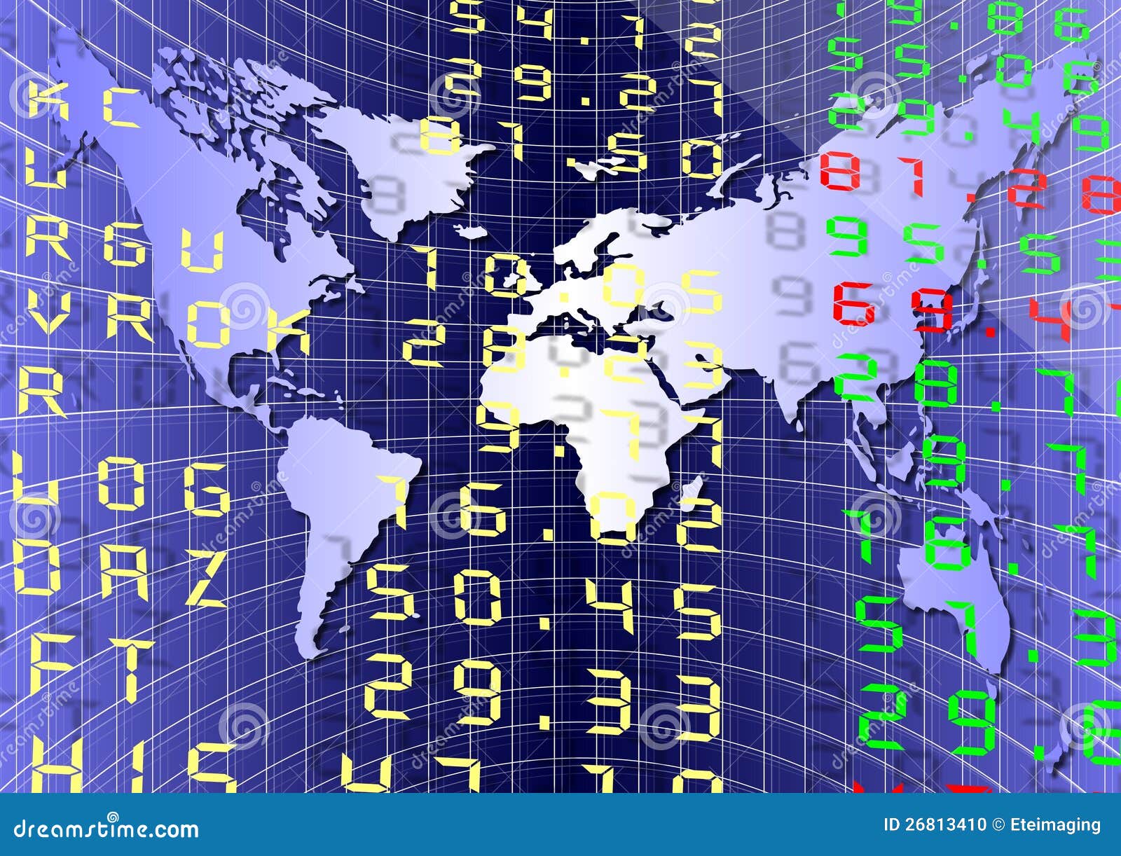 Global market stock illustration. Illustration of financial - 26813410