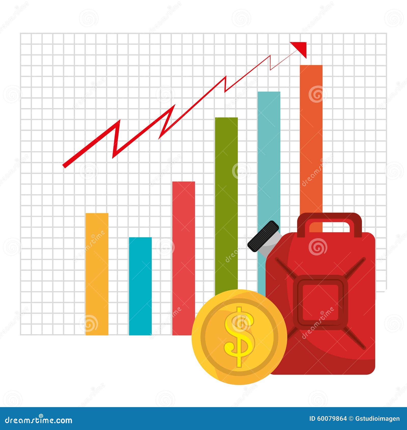 Global Market and Stock Exchange Stock Vector - Illustration of ...